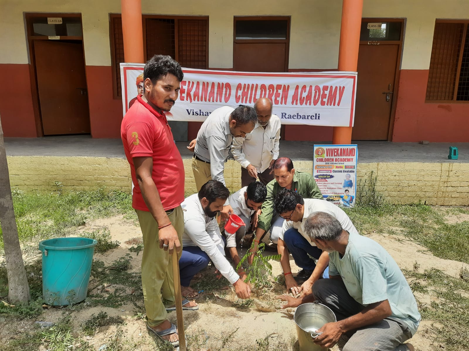 Tree Planting In School